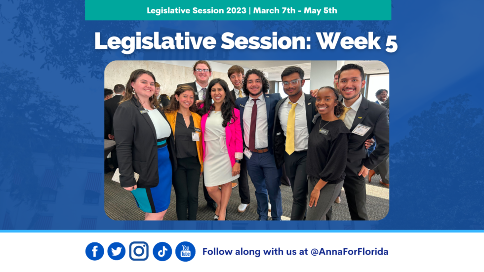 Team Anna Update: Week 5 of Legislative Session in Tallahassee | Anna V ...